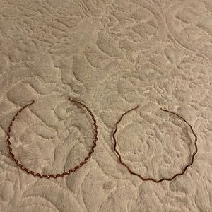 Tinna | Jewelry | 2 Copper Neck Collars Is Wavy 1 Wrap Around | Poshmark